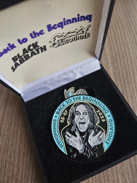 OZZY OSBOURNE BLACK Sabbath Back to the Beginning Coin / Gedenkmünze ...