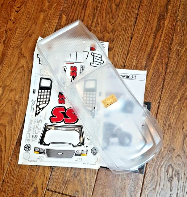 VINTAGE HPI RACING SAVAGE SS Clear Body Shell - Part no 7183 £105.00 ...