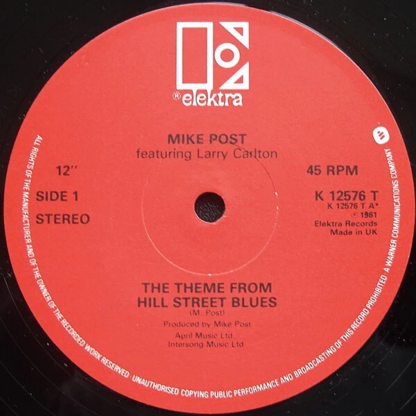 MIKE POST AVEC Larry Carlton - The Theme From Hill Street Blues (12 ...