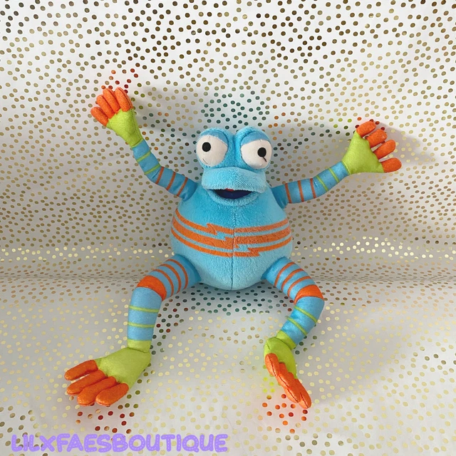 VINTAGE 2002 10& The Fimbles Rockit frog Fisher price soft toy plush £ ...