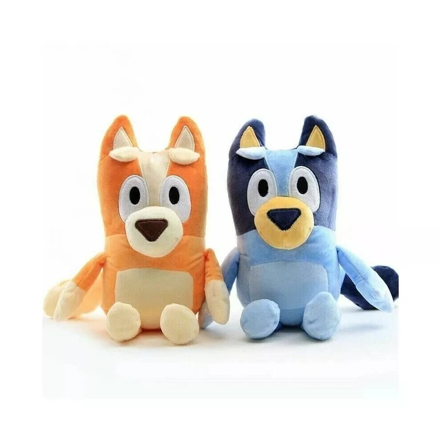 CUTE & CUDDLY Bluey & Bingo Plush Toys - 2-Pack 28cm Soft Kids' Stuffed ...