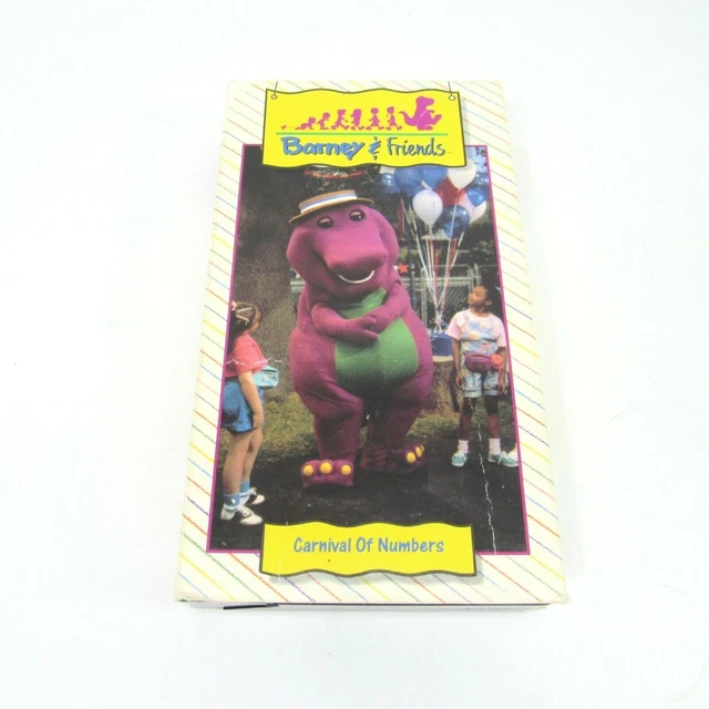 VTG VHS BARNEY & Friends: Carnival of Numbers ~ RARE ~ Time Life Video ...