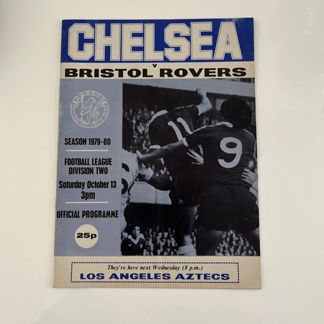 CHELSEA FC V Bristol Rovers Match Programme 1979/80 Season £1.00 ...