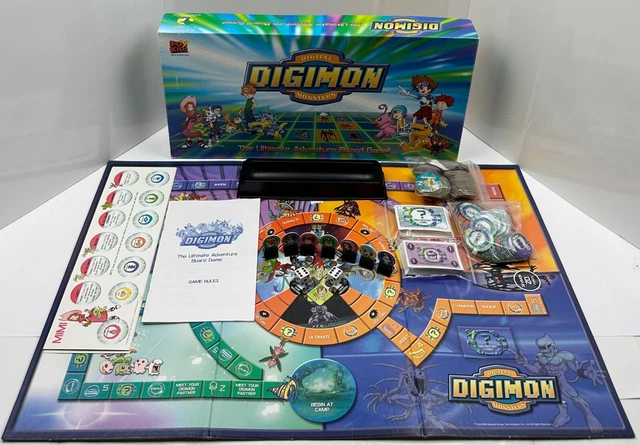 DIGIMON DIGITAL MONSTERS Board Game Fox Kids TV Show 100% Complete $39. ...