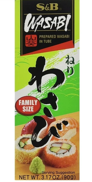 S&B FOODS WASABI Paste In Tube For Sushi Sashimi 日本芥末 Made in Japan $8. ...