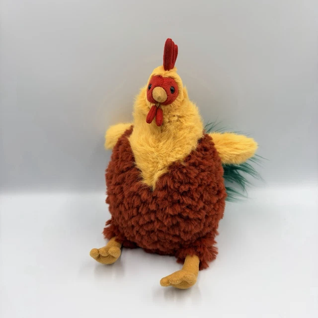 JELLYCAT RARE COLLECTABLE Cluny Cockerel Excellent Condition Genuine £ ...