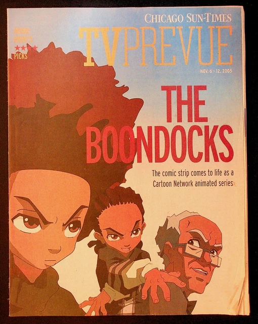 Tv Prevue November 2005 The Boondocks Adult Swim Cartoon Magazine