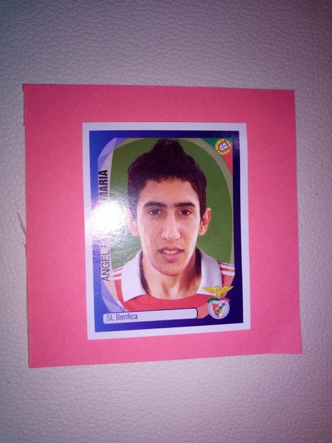 STICKER PANINI ROOKIE ANGEL DI MARIA Champions League 2007/08 Benfica ...