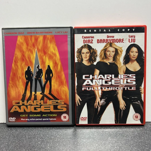 CHARLIES ANGELS GET Some Action & Full Throttle DVD Bundle £5.49 ...