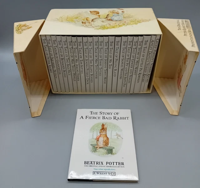 THE WORLD OF PETER RABBIT Original & Authorized Beatrix Potter 23 HB ...