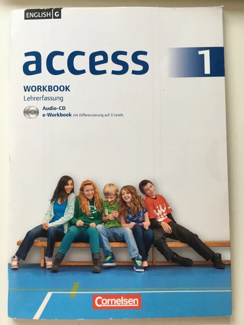 ENGLISH G ACCESS 1 Workbook Lehrerfassung mit Lösungen EUR 18,99 ...