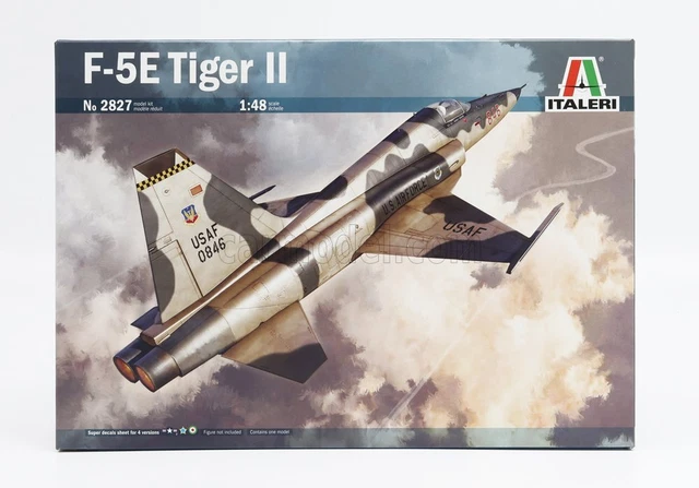 KIT MODELLISMO MILITARE Statico Aereo Northrop F5E Tiger Ii 1962 Scala ...