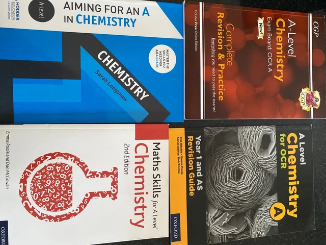A LEVEL OCR Chemistry Revision Bundle inc CGP complete revision and practice £35.00 - PicClick UK