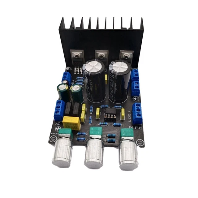 1X(CARTE AMPLIFICATEUR DE Puissance 2.1 Subwoofer LM1875 Module de ...