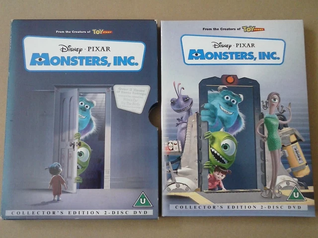 MONSTERS INC: 2 Disc DVD Collector's Edition - Card Sleeve - Disney ...
