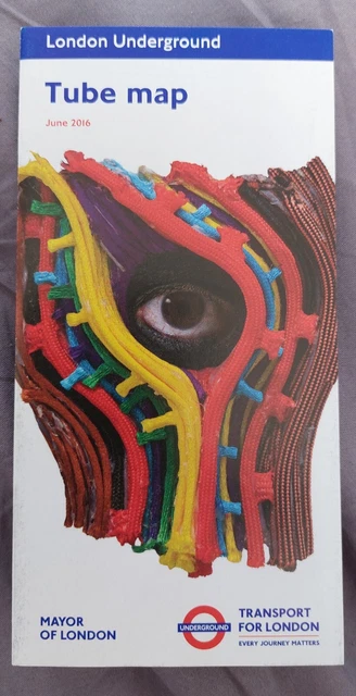 LONDON UNDERGROUND RARE JUNE 2016 Pocket Tube Map £3.00 - PicClick UK