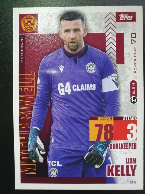 SPFL MATCH ATTAX 23/24 Topps Motherwell FC Liam Kelly #106 EUR 3,90 ...