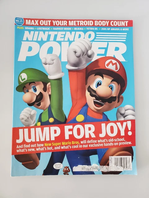 NINTENDO POWER VOL 203 New Super Mario Bros Metroid Prime No Poster $14 ...