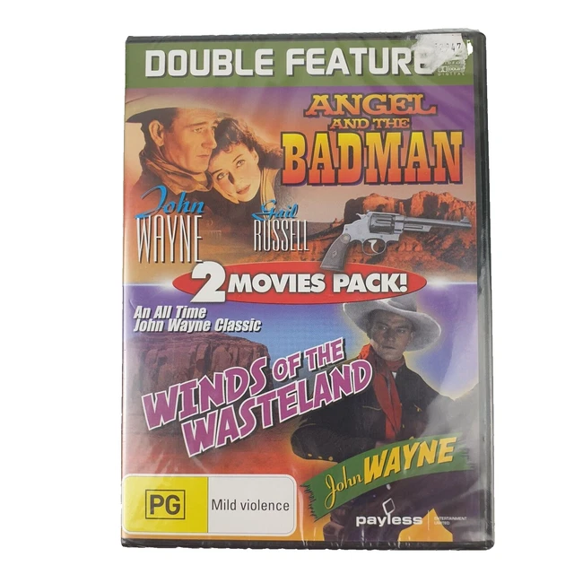 JOHN WAYNE DOUBLE Feature DVD, See Titles Below, Region ALL, Westerns ...
