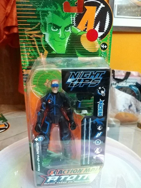 GIOCO ACTION FIGURE hasbro action man Atom Night Ops Hawk 2005 Nuovo ...