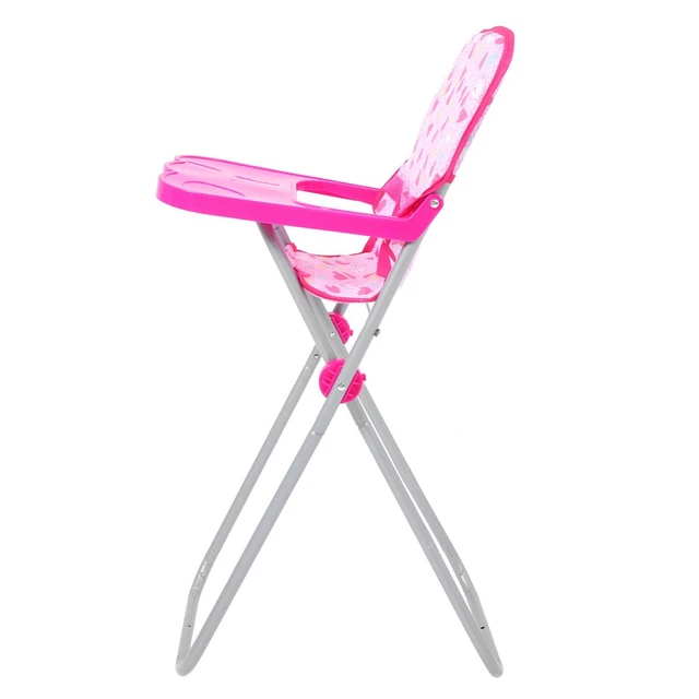 BABY DOLL HIGH Chair Baby Doll Print Highchair Toddler Dolls Furniture ...