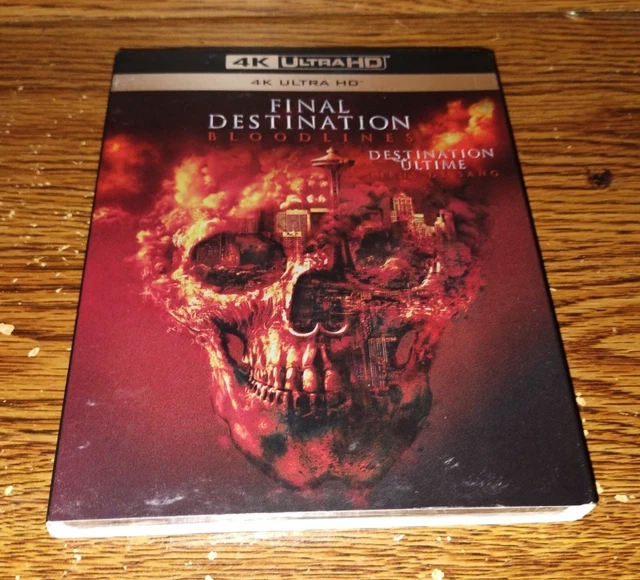 FINAL DESTINATION: BLOODLINES (4K Ultra HD, 2025) w/ slip cover $23.99 ...