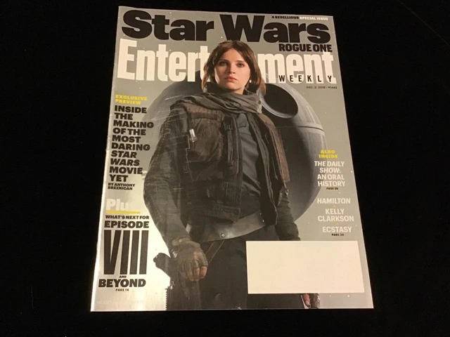 ENTERTAINMENT WEEKLY MAGAZINE December 2, 2016 Star Wars Rogue One £8. ...