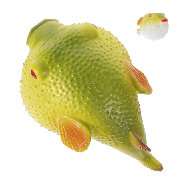 SMALL PUFFER FISH Figurines Model Child Decorate Artificial Statue £12. ...