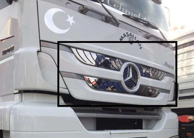 GRILLE DE RADIATEUR Mercedes Axor MP2 à l'intérieur en acier inoxydable ...