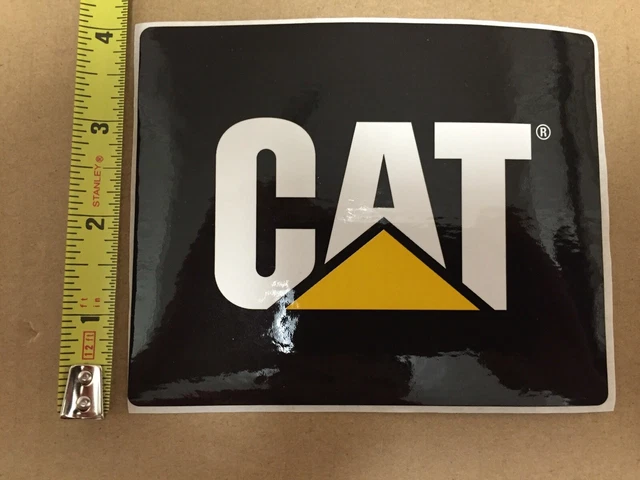 CATERPILLAR CAT LOGO Sticker Decal - 4" x 5" EUR 6,49 - PicClick FR