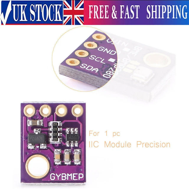 BREAKOUT TEMPERATURE HUMIDITY Barometric Pressure BME280 Digital Sensor ...