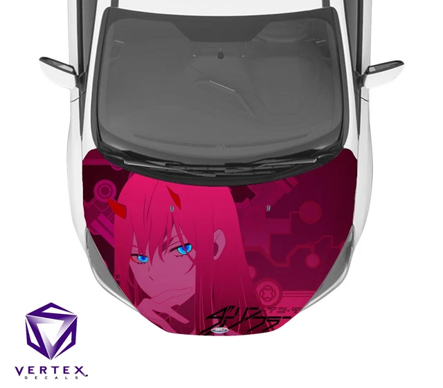 ZERO TWO 002 Darling Franxx Anime Hood Wrap Weatherproof Vinyl Decal 50 ...