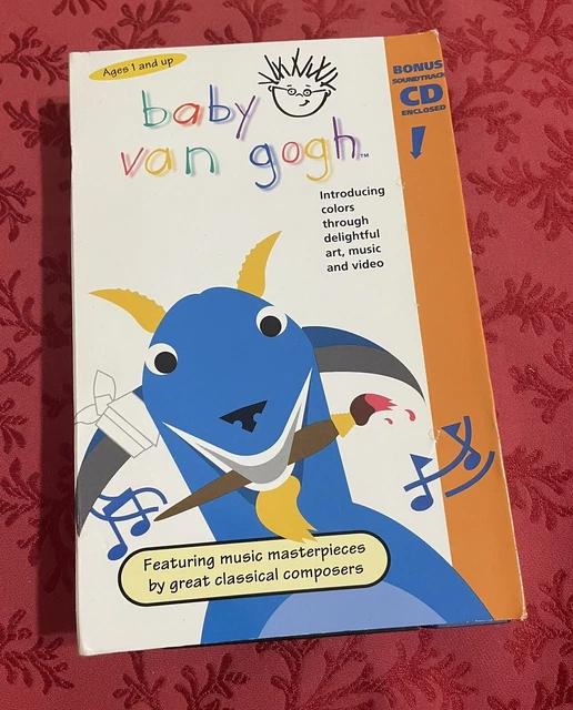 RARE BABY EINSTEIN Baby Van Gogh FHE Late 2001 VHS Tape Only Cd Not ...