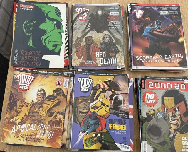 OVER 100 ISSUES 2000AD Egmont Fleetway Magazines Judge Dredd £60.00 ...