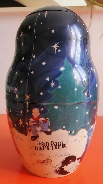 GRANDE BOÎTE VINTAGE Vide Noël 1997 Poupée Russe Jean Paul Gaultier Hauteur 23Cm EUR 25,00 ...