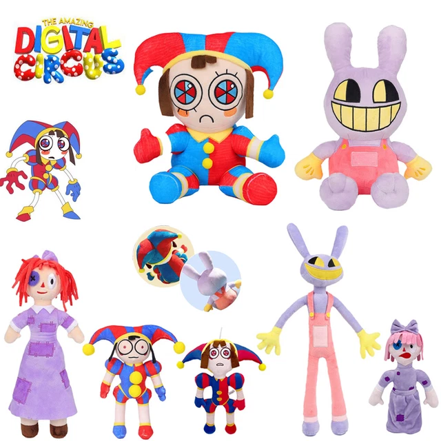 THE AMAZING DIGITAL Circus Jax Plush Toy Rabbit Stuffed Doll Kids ...