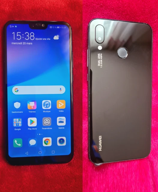 SMARTPHONE HUAWEI P20 Lite ANE-LX1 64Go 4Go - 5.84"- Noir -DoubleSIM ...