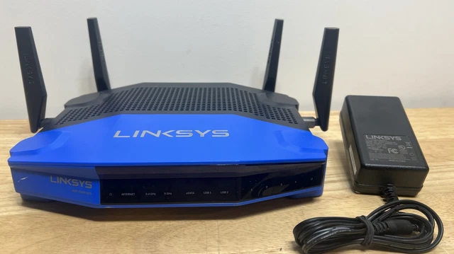 ROUTER WIFI INALÁMBRICO ultrarrápido de doble banda Linksys WRT1900ACS ...