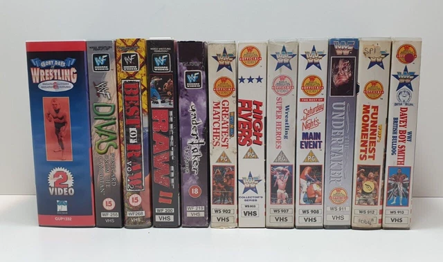 WWF / WWE VHS 13x Collectors Titles Misc Set Wrestling Tape Bundle ...