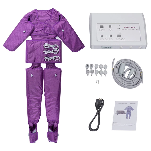 AIR PRESSURE SUIT Far Infrared Lymph Drainage Body Slim Pressotherapy ...