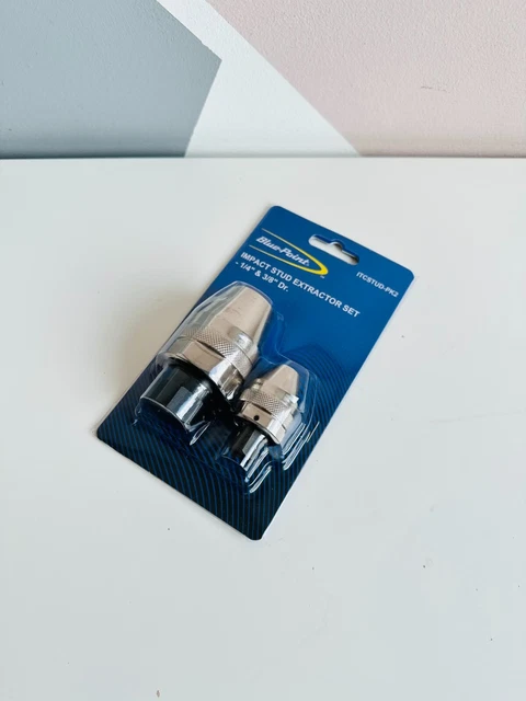 *NEW* BLUE-POINT IMPACT Stud Extractor Set (1/4" & 3/8" Drive) ITCSTUD ...