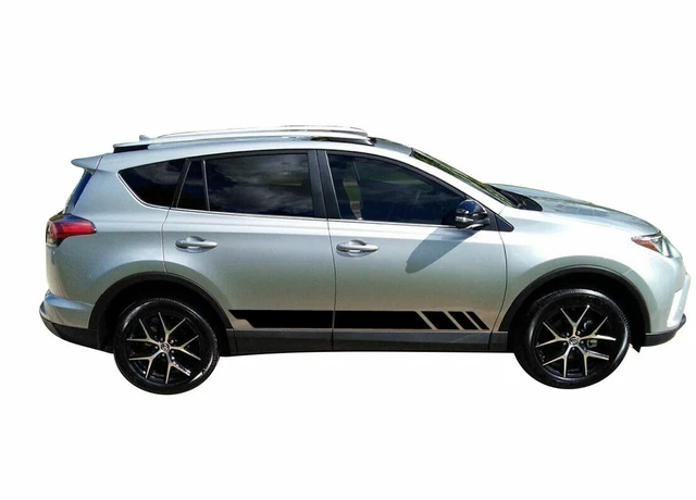 DECAL FOR TOYOTA RAV4 Modern Side Stripe Sport Design Graphics Vinyl ...
