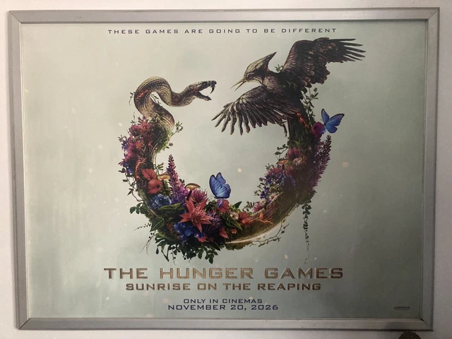 THE HUNGER GAMES Sunrise on the reaping 2026 Original UK Quad Cinema ...