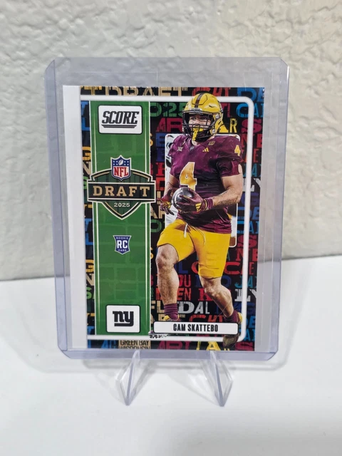 2025 PANINI SCORE NFL Draft Cam Skattebo RC Rookie #16 New York Giants ...