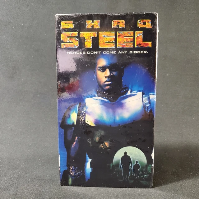 STEEL SHAQ VHS 1998 Heroes Don't Come Any Bigger Sealed New Shaquille O ...