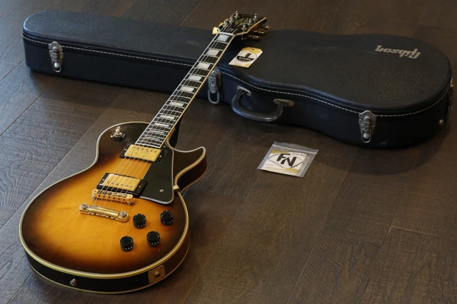 VINTAGE! 1977 GIBSON Les Paul Custom Single-Cut Guitar Tobacco Burst ...