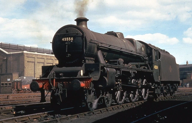 COPY COLOUR SLIDE, former LMS Jubilee, 45554 'Ontario' £1.25 - PicClick UK