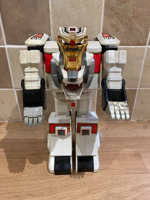 MIGHTY MORPHIN POWER Rangers White tiger Zord Megazord Vintage toy EUR ...