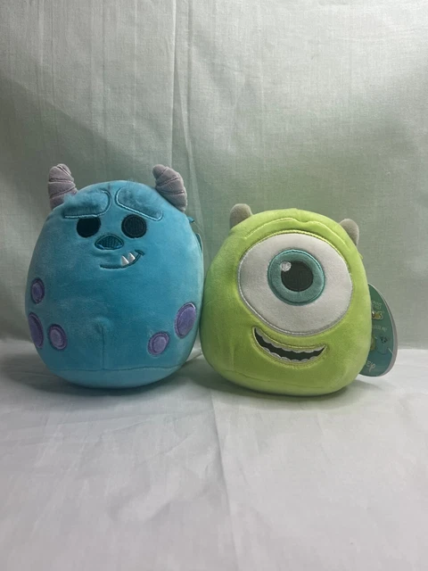 SQUISHMALLOW DISNEY'S MONSTER'S Inc Sully & Mike Wazowski, 5" NWT FAST ...