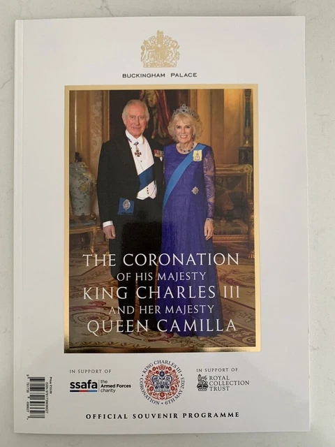 CORONATION OF KING Charles III + Queen Camilla Official Souvenir ...